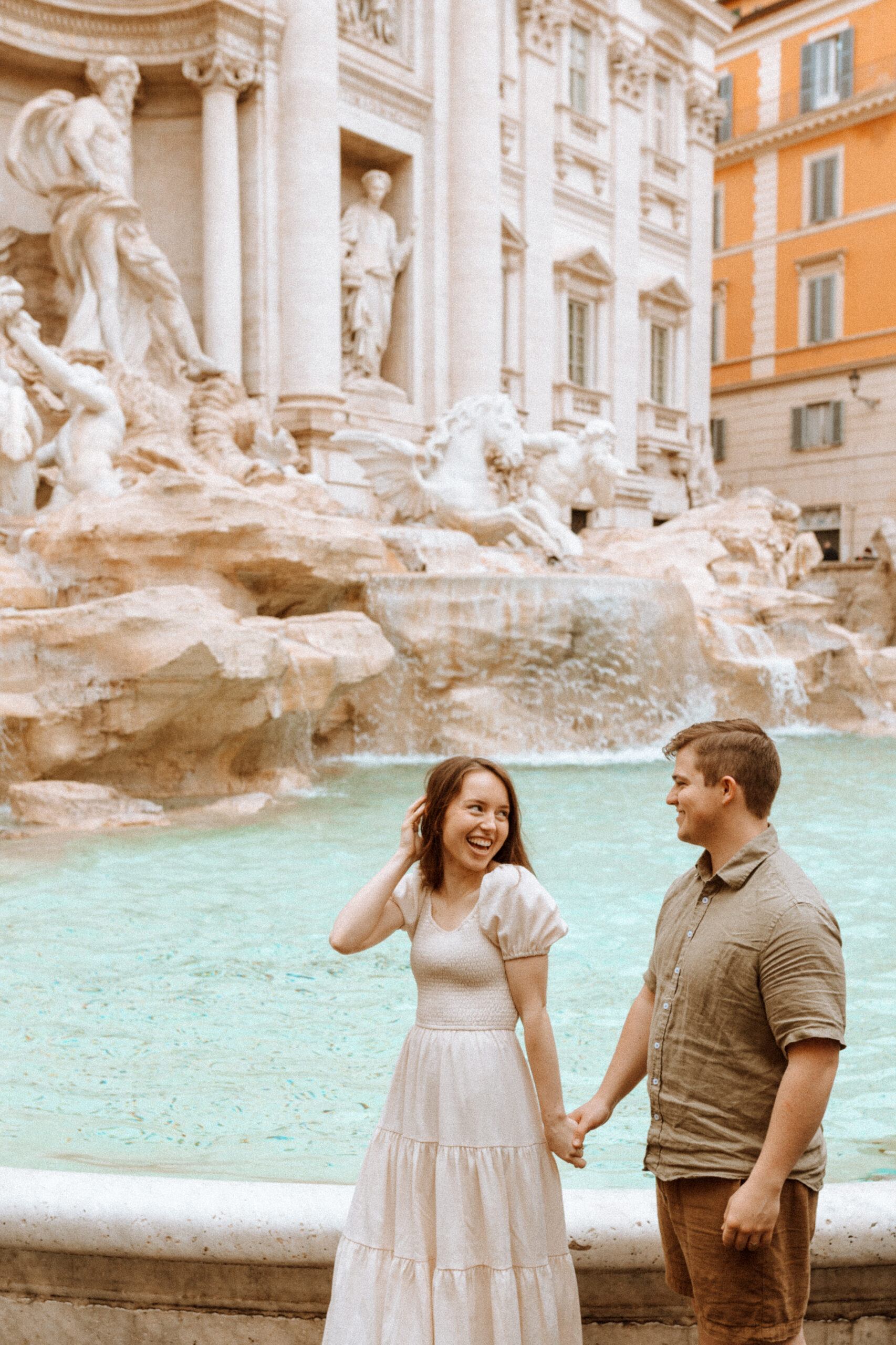 Dreamy Rome Couples Photo Shoot - Trevi Fountain - Rome Wedding ...